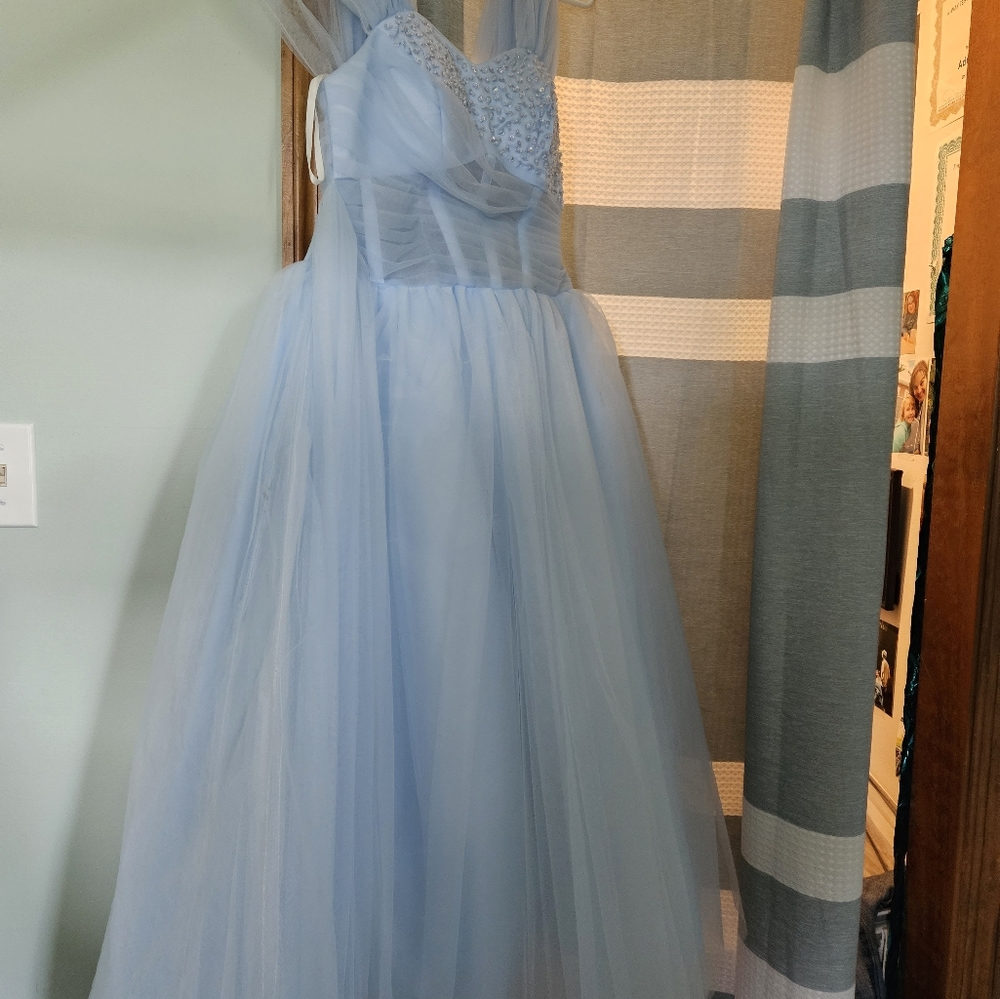 Cinderella Long Homecoming Dress - Gem